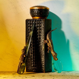 L'Objet Crocodile Rectangular Box | Perigold